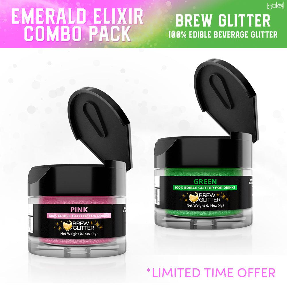 Emerald Elixir Drink Glitter Bundle — Brew Glitter®