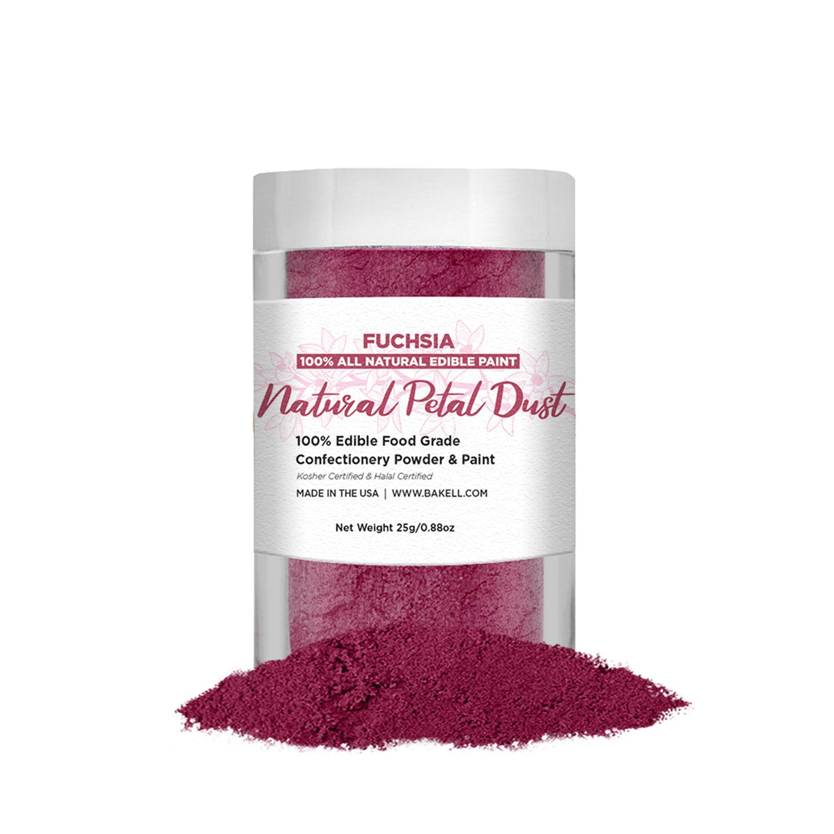 Fuchsia Food Coloring | Natural Petal Dust Bulk Size — Brew Glitter®