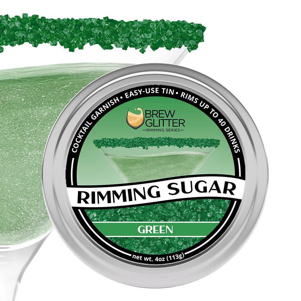 Green Cocktail Rimming Sugar — Brew Glitter®