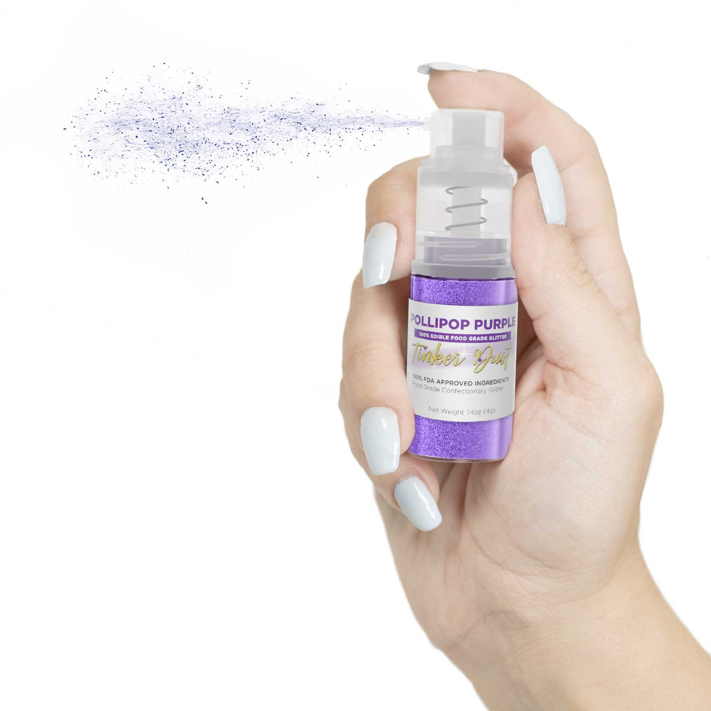 Buy Pollipop Purple Edible Glitter Spray 4g Pump | Tinker Dust® | Brew ...