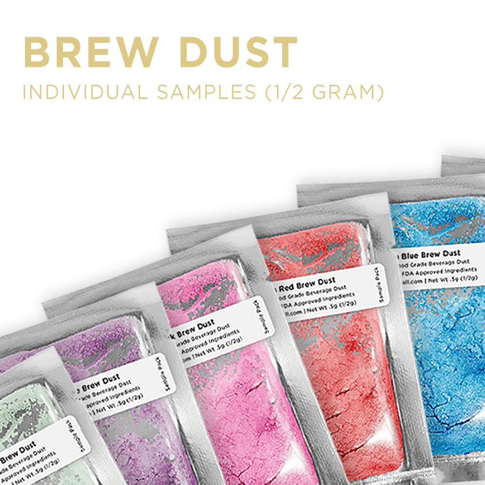 Brew Dust® Sample Packs | Edible Glitter for Beverages — Brew Glitter®