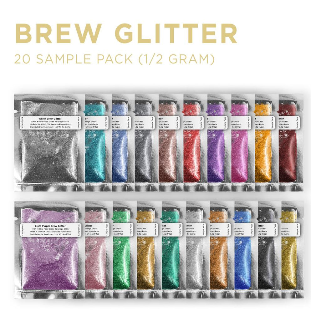 Brew Glitter® Sample Packs | Edible Glitter for Beverages