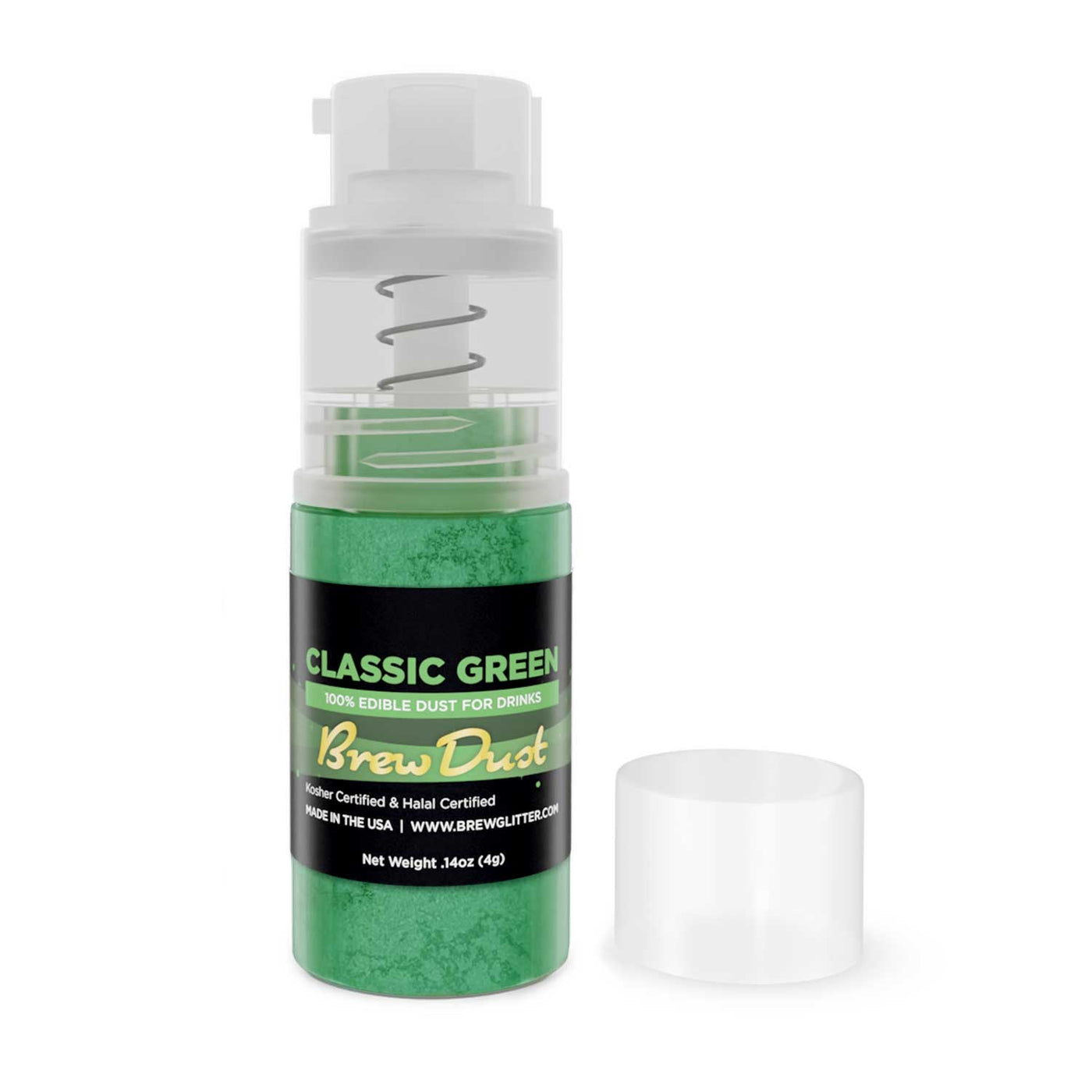 Classic Green Edible Brew Dust | 4 Gram Pump-Brew Glitter®