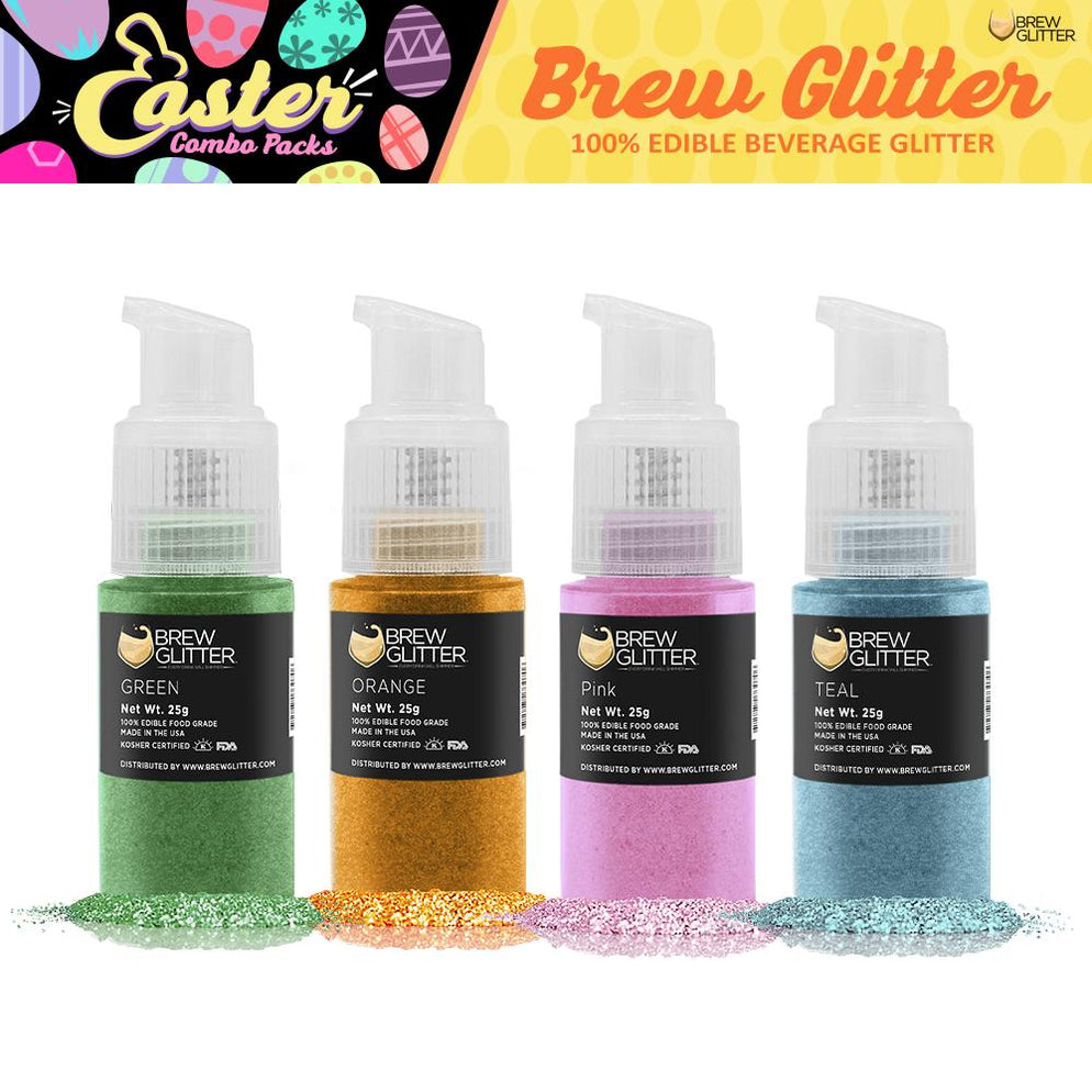 Easter Brunch Brew Glitter Spray Pump Combo Pack Collection B (4 PC SET ...