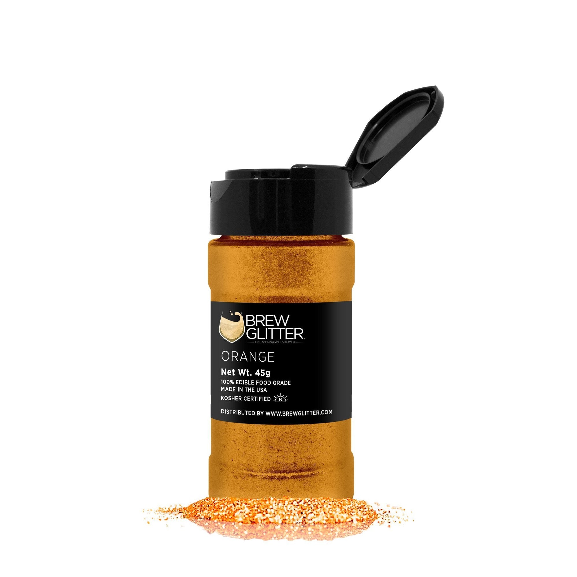 Orange Brew Glitter® | 45g Shaker Style Jar w/ Sifter Top