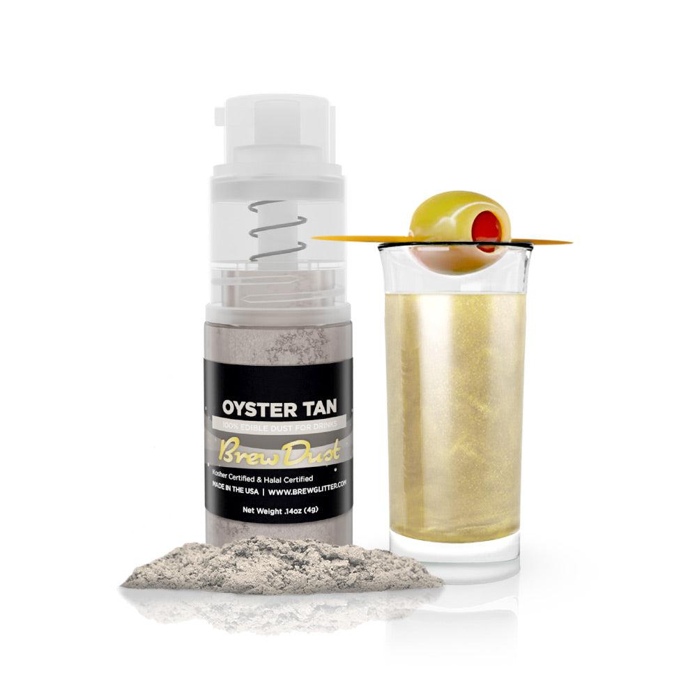 Oyster Tan Edible Brew Dust | 4 Gram Pump-Brew Glitter®