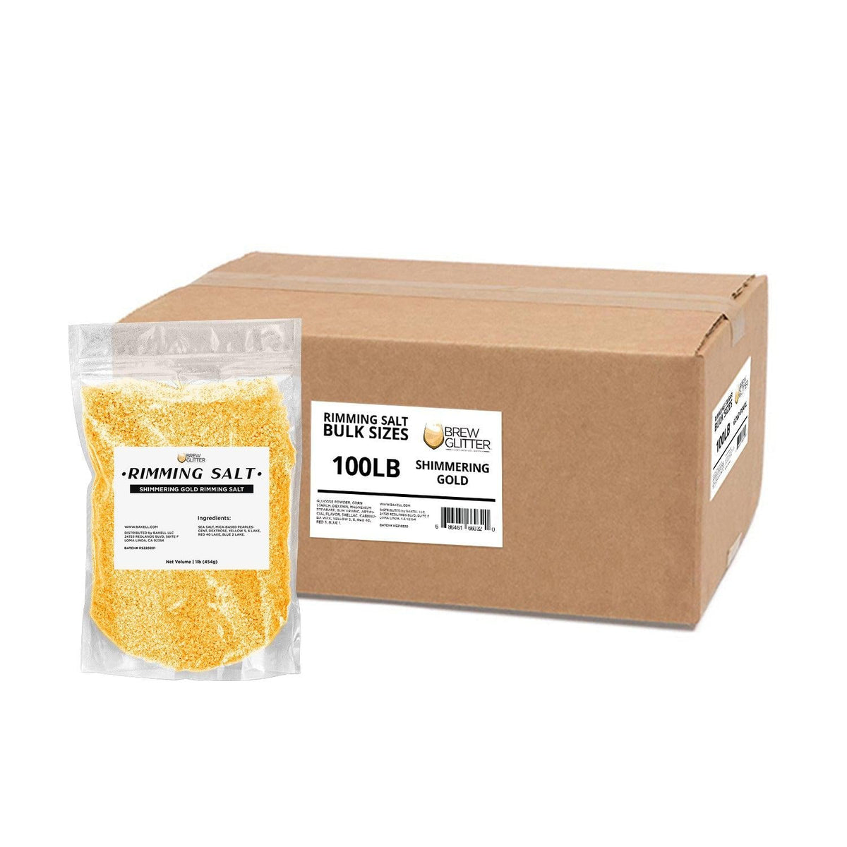 Shimmering Gold Rimming Salt | Bulk Sizes — Brew Glitter®