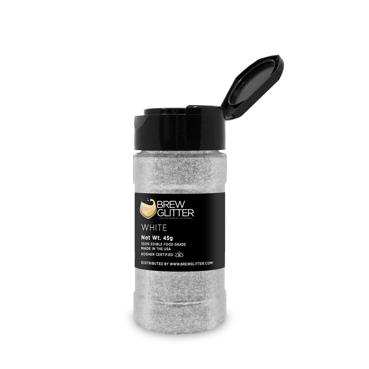 White Brew Glitter® | 45g Shaker Style Jar w/ Sifter Top